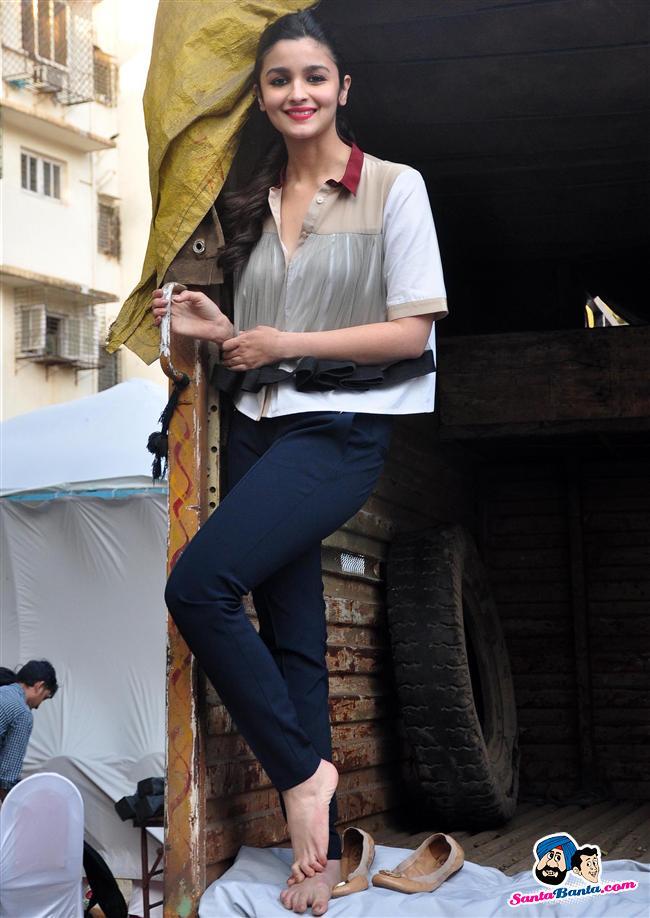 Alia Bhatts Feet