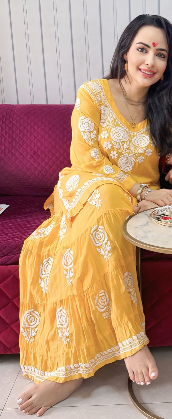 Aanchal Munjal's feet