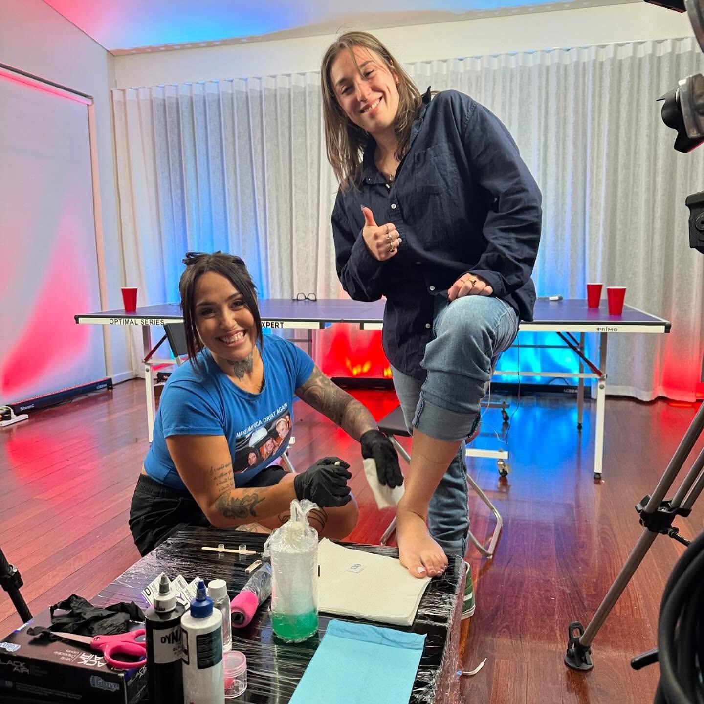 Abby Boom's feet