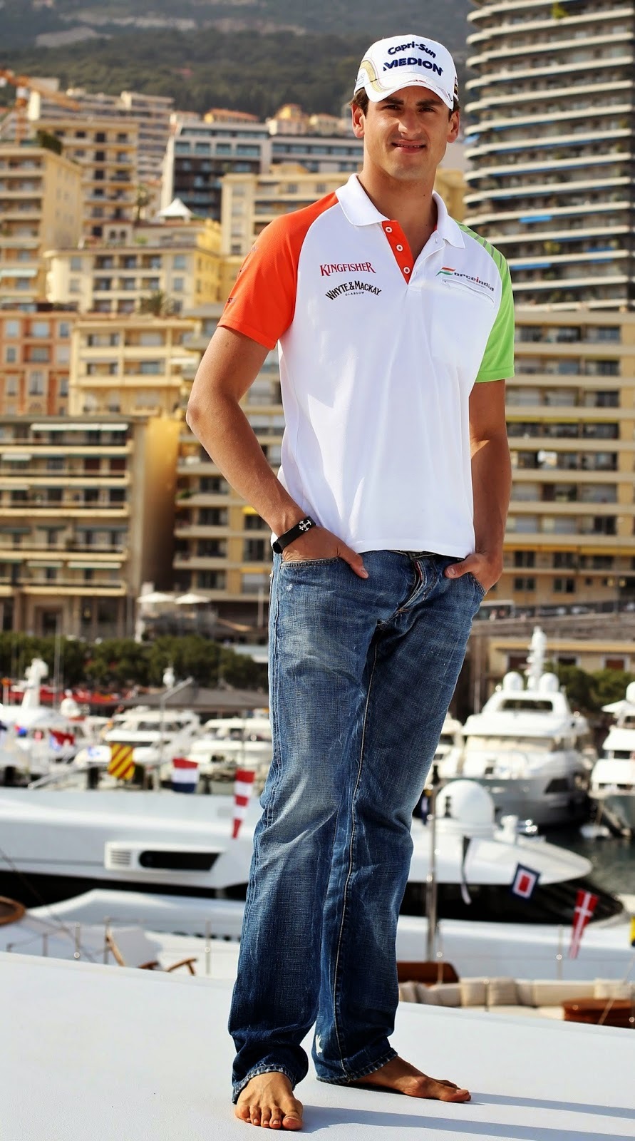 Adrian Sutil's feet
