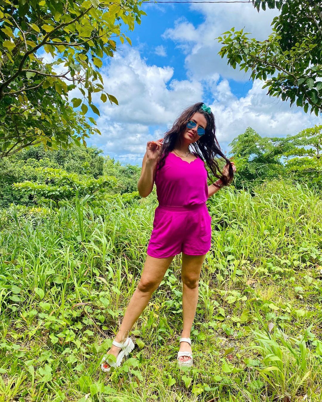 Adrianna David's feet