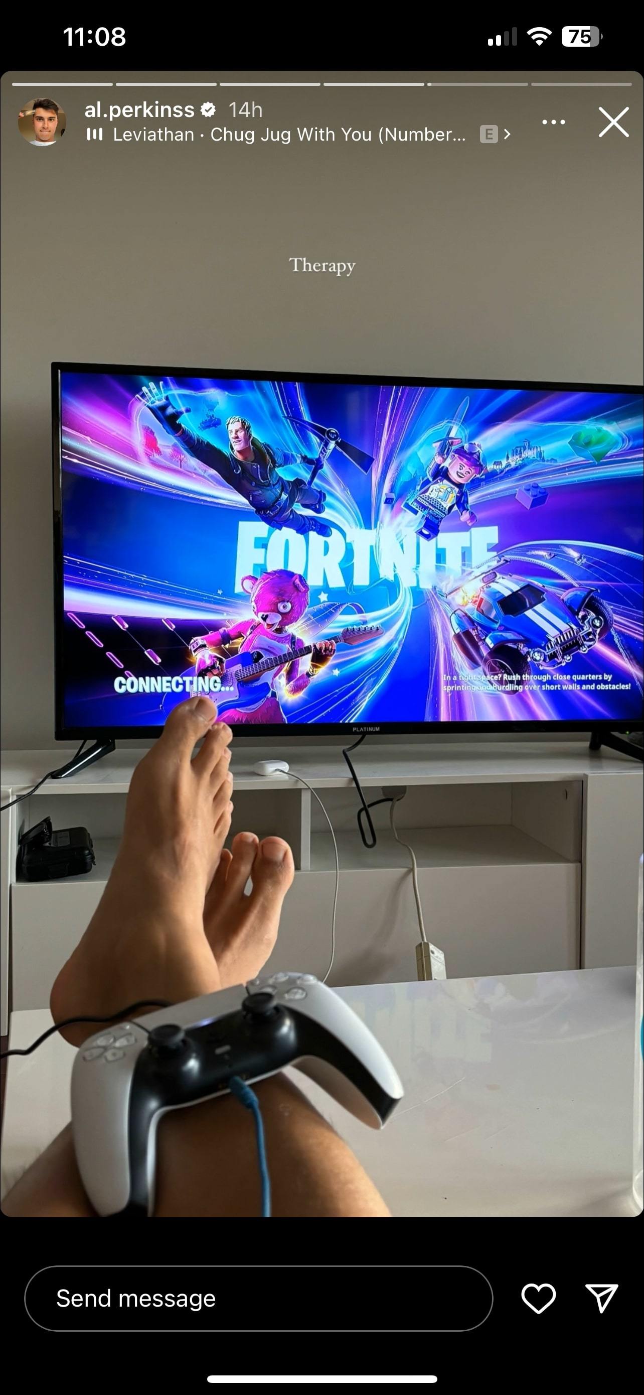 Al Perkins's feet