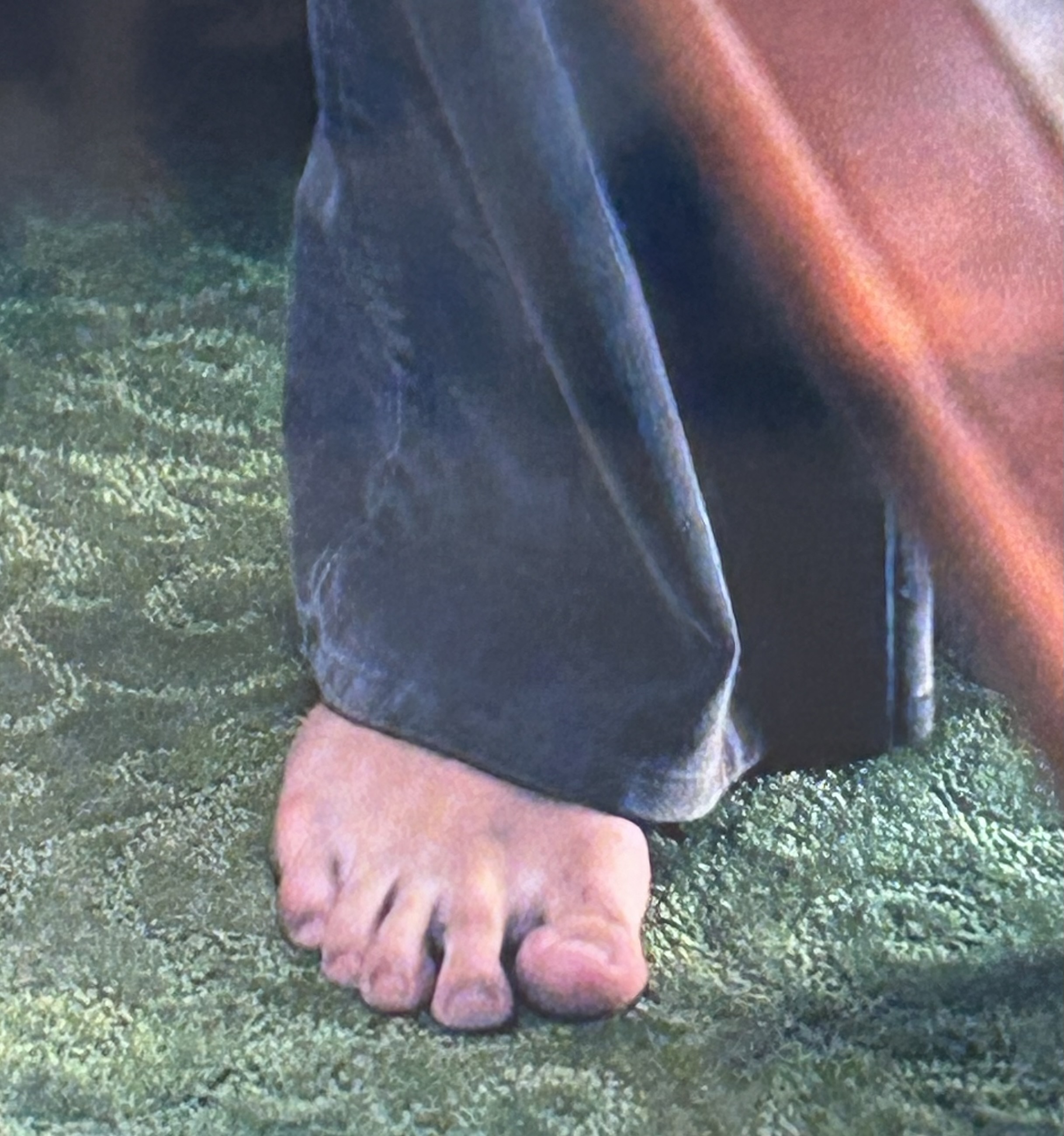 Alan Trong's feet