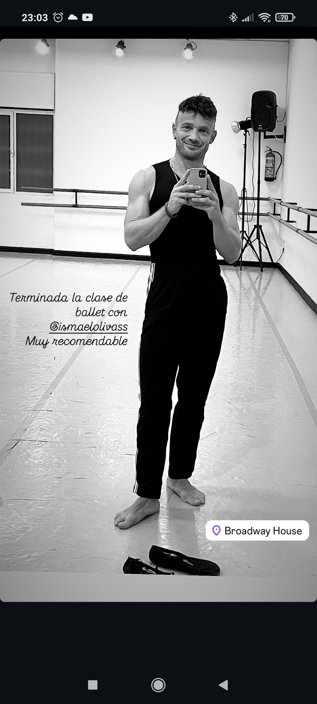 Alberto Escobar's feet