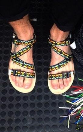 Ale Chad Watterson's feet