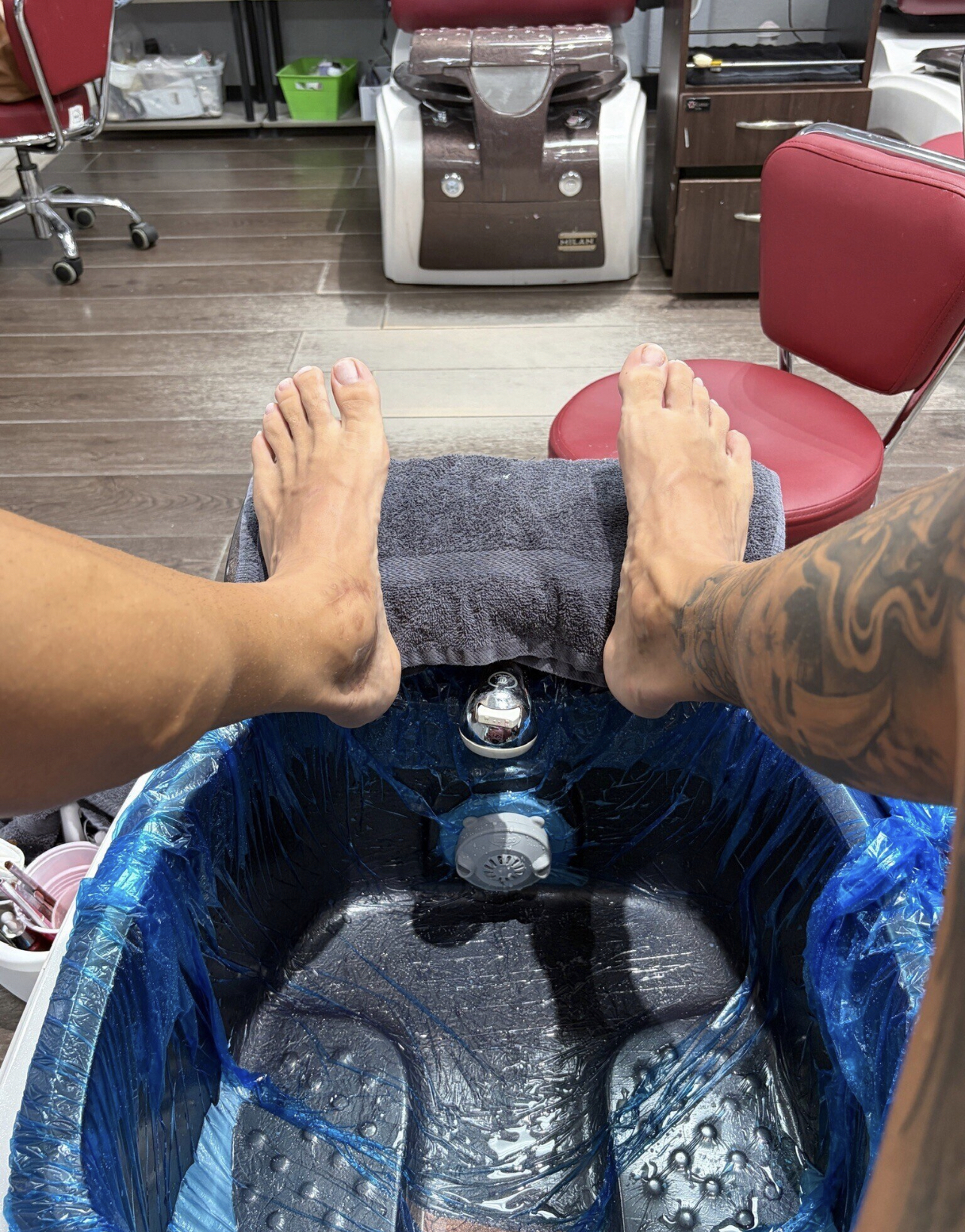 Alec Maternowski's feet
