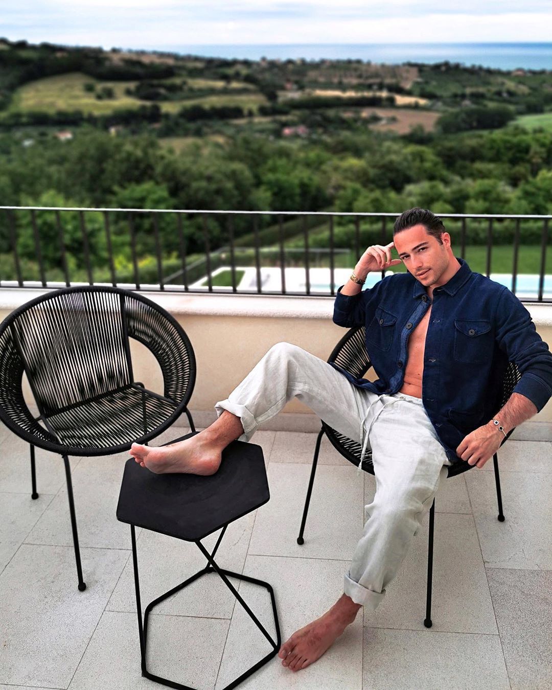 Alessandro Magni's feet