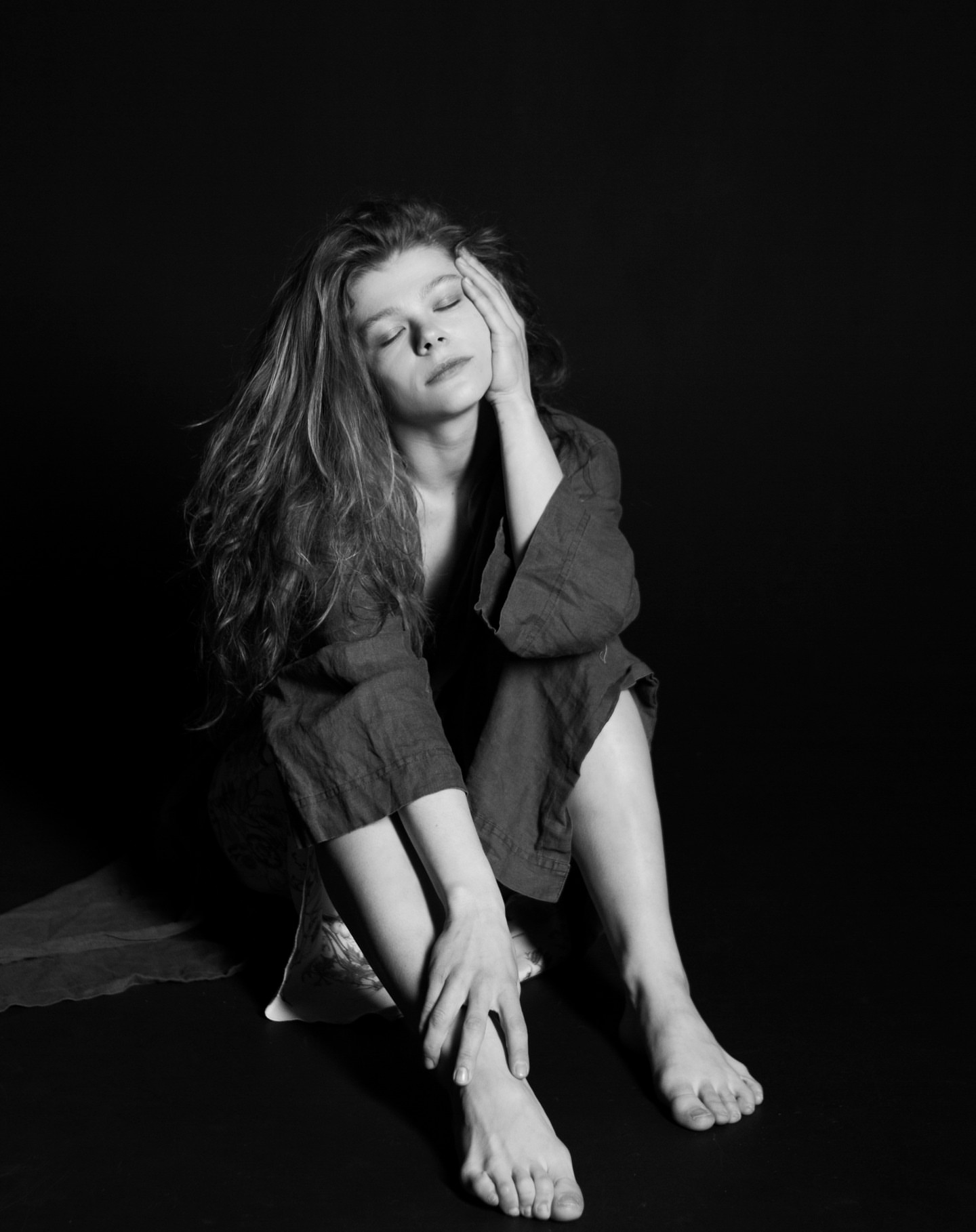 Anastasiya Pustovit's feet