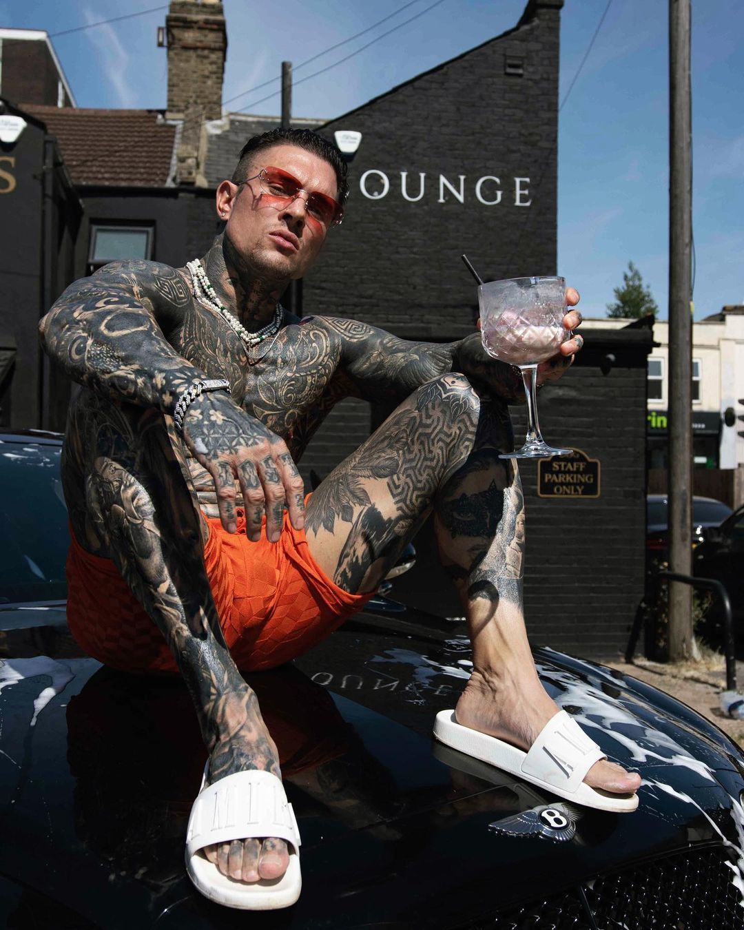 Andrew England's feet