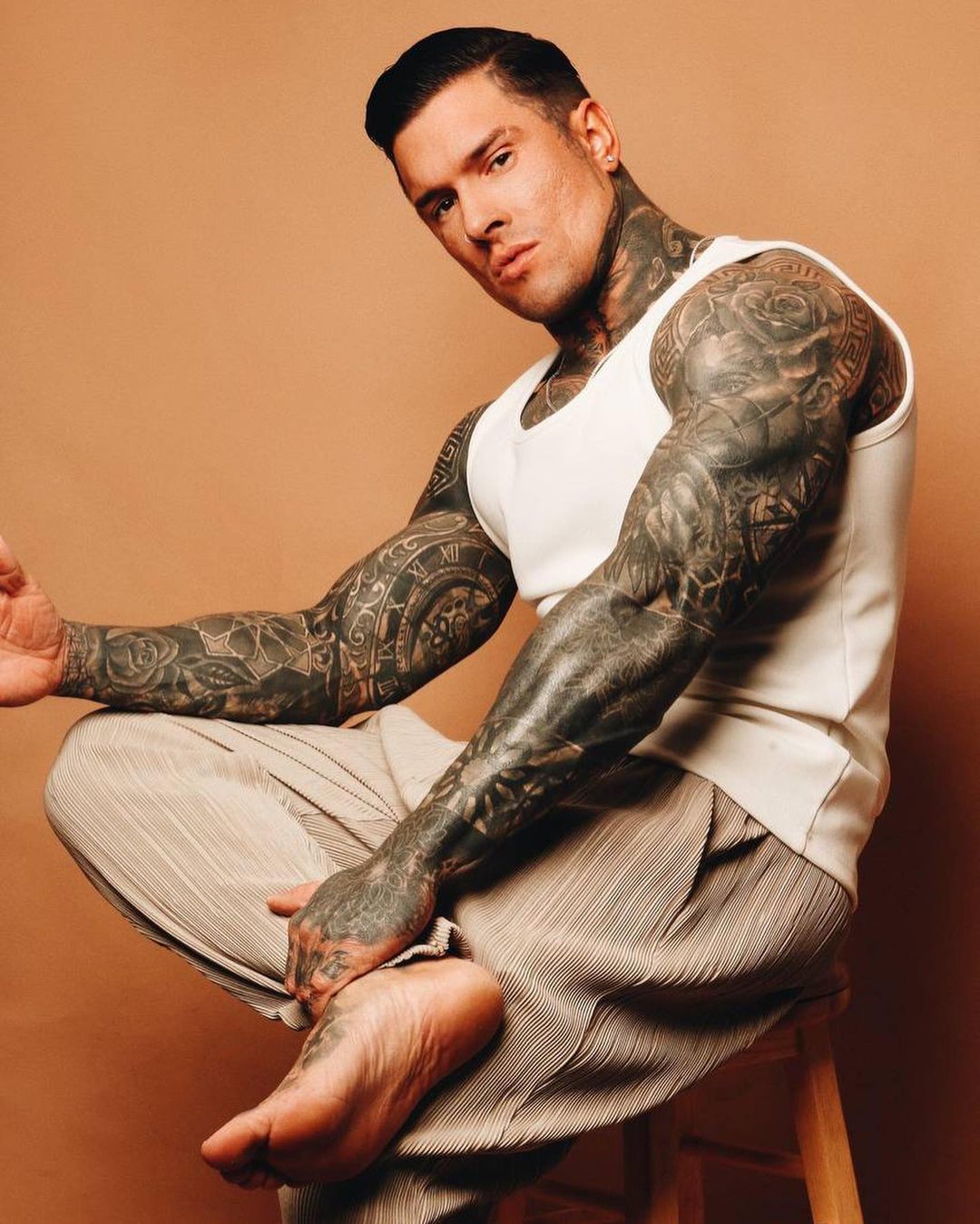 Andrew England's feet