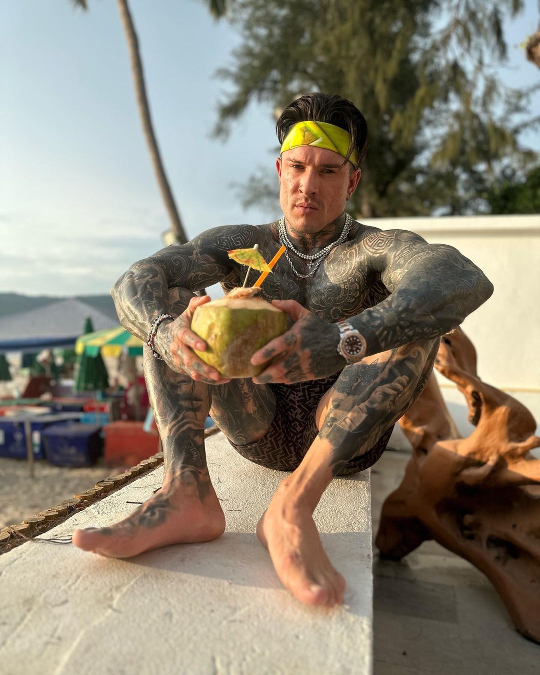 Andrew England's feet