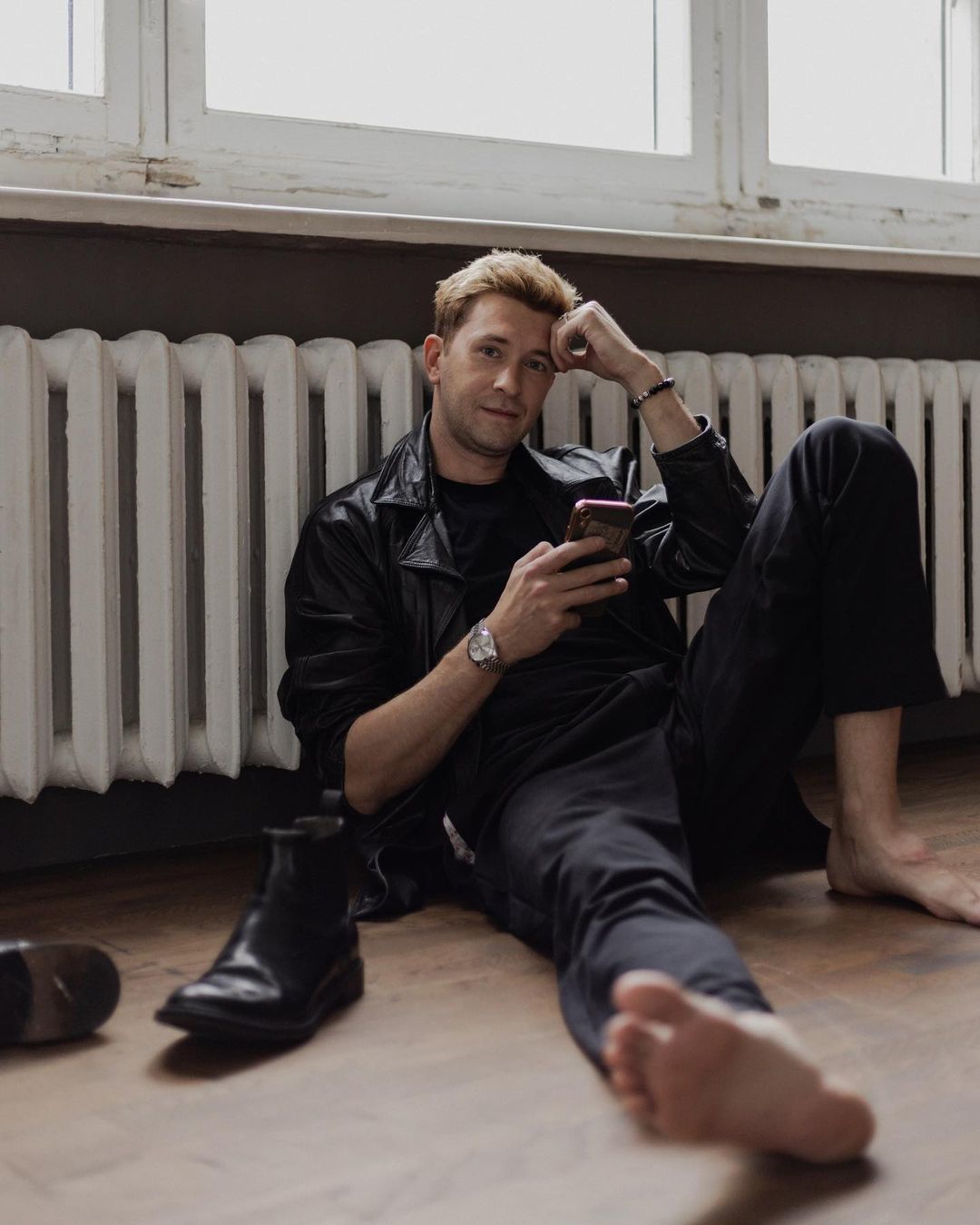Andrey Nazimov's feet