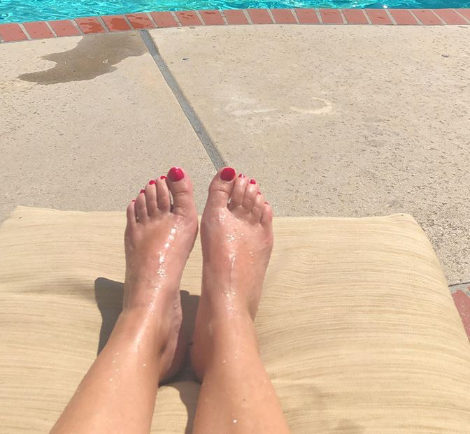 Angela Kinseys Feet