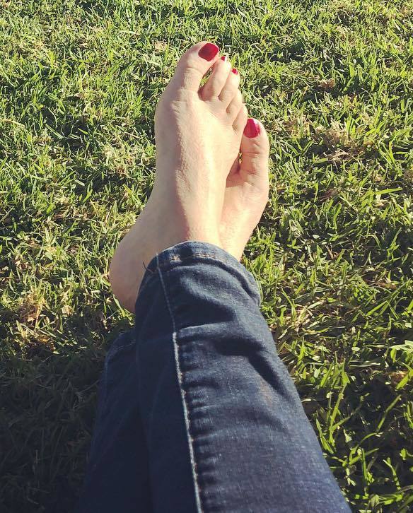 Angela Kinsey's Feet