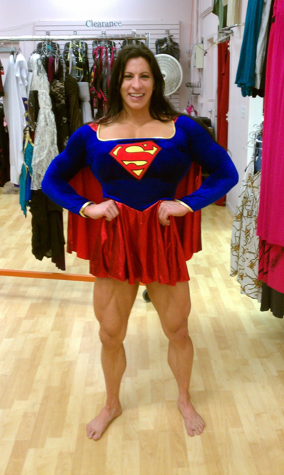 Angela Salvagno's feet