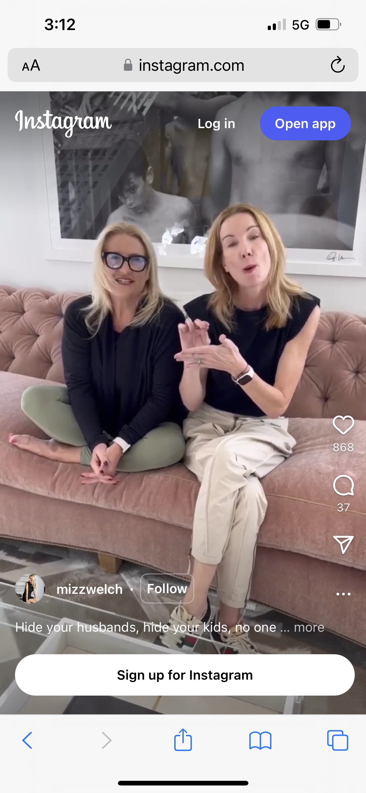 Angie Sullivan's feet