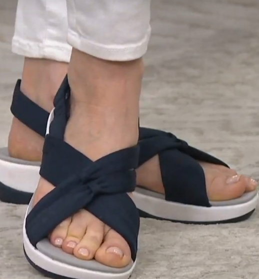 Anne Rogan's feet