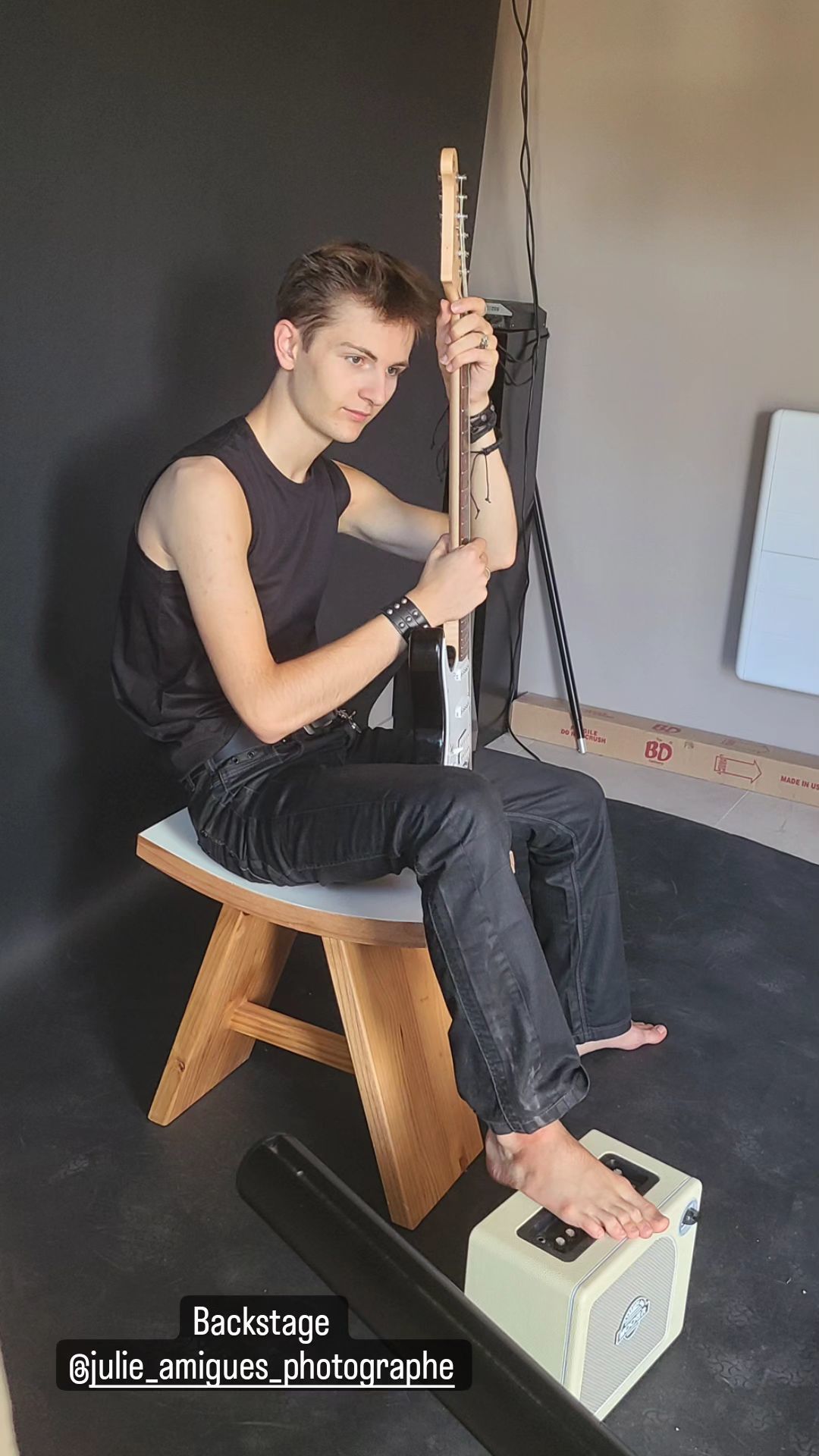 Anthony Ursin's feet