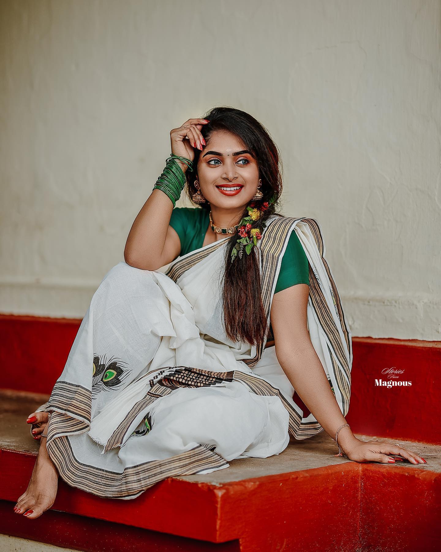 Arathy Sojan's feet