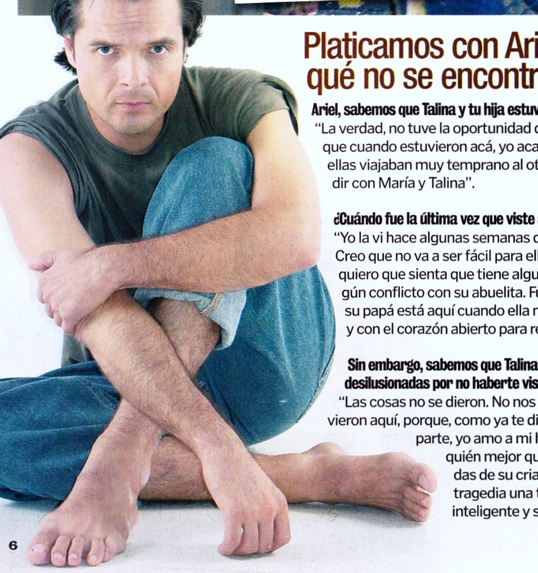 Ariel López Padilla's feet