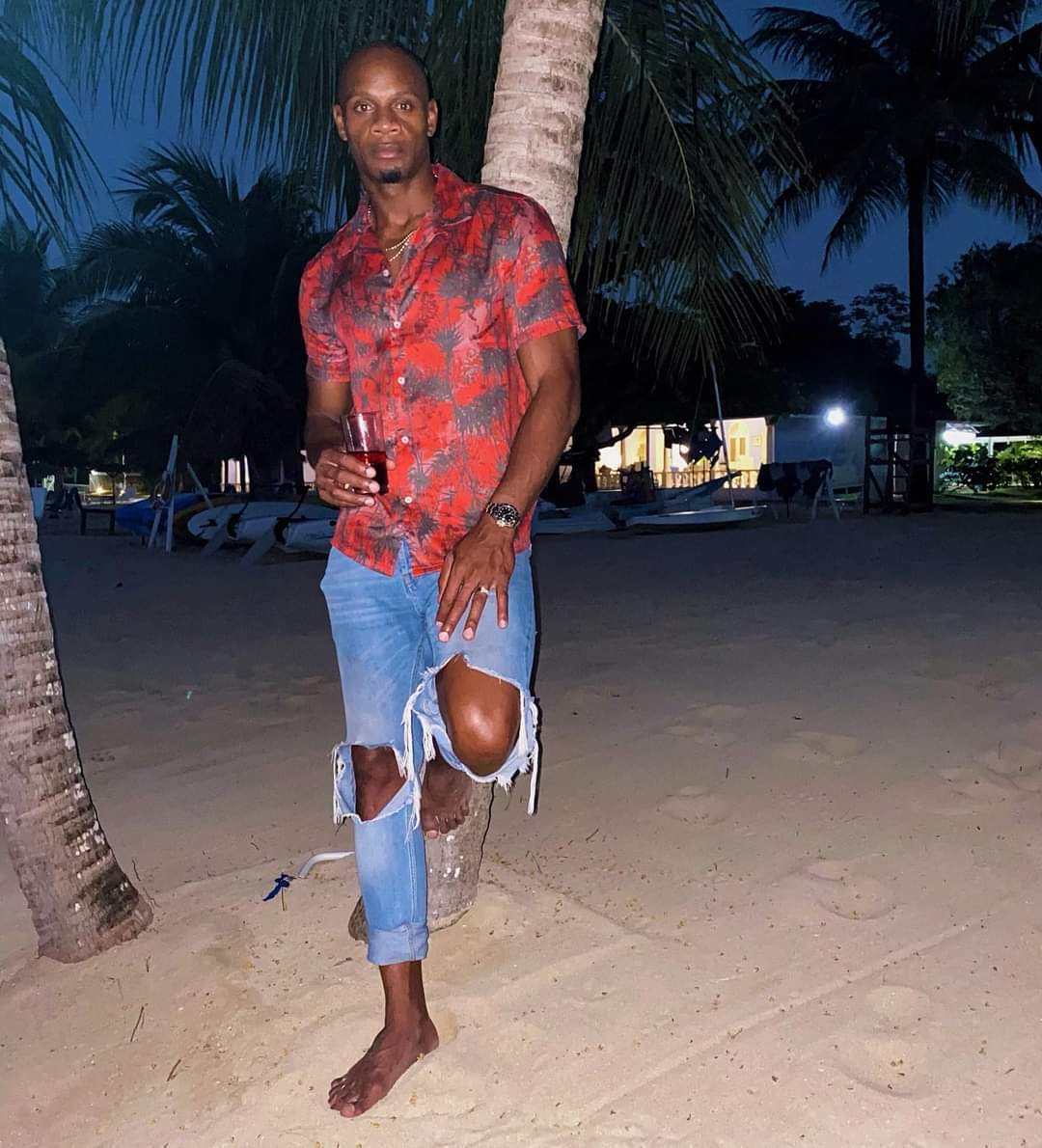 Asafa Powell's feet