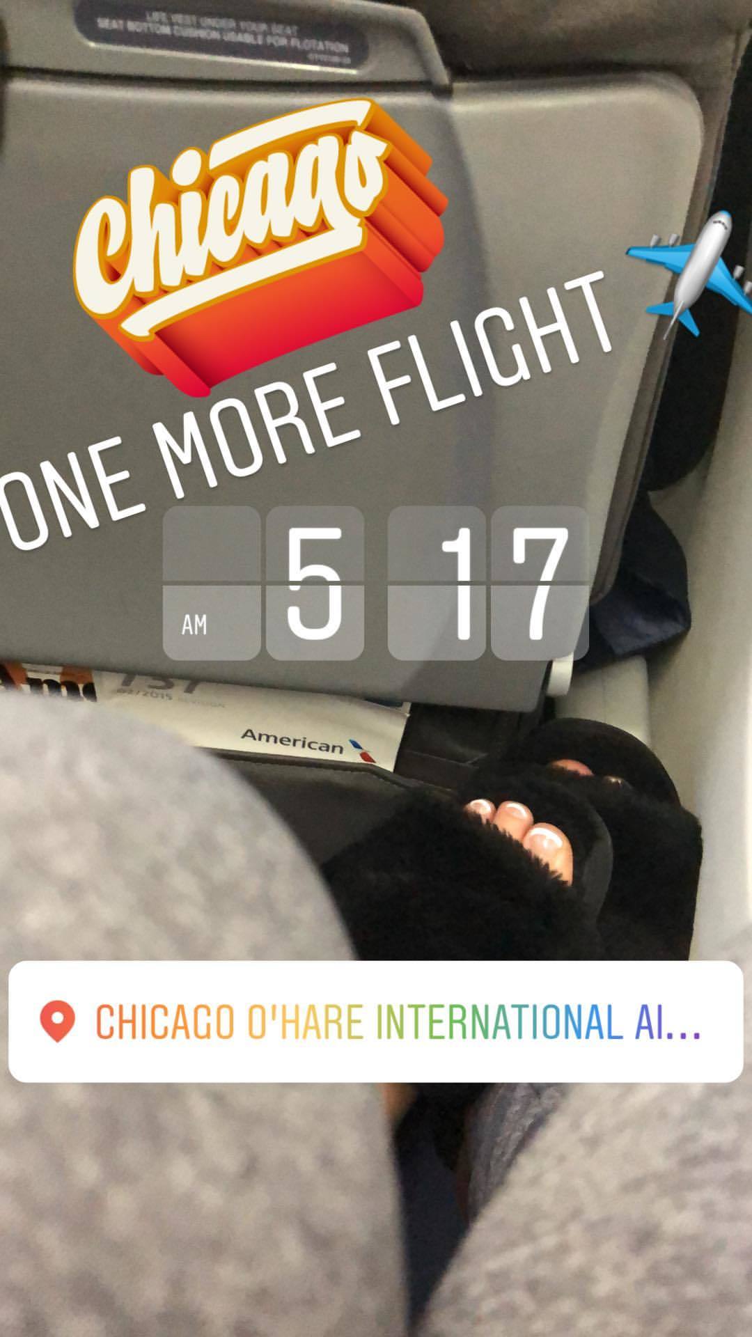 Ashley Mae Sebera's feet