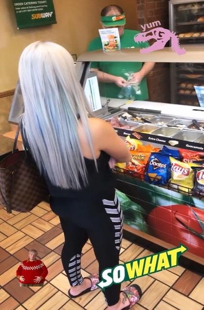 Ashley Mae Sebera's feet