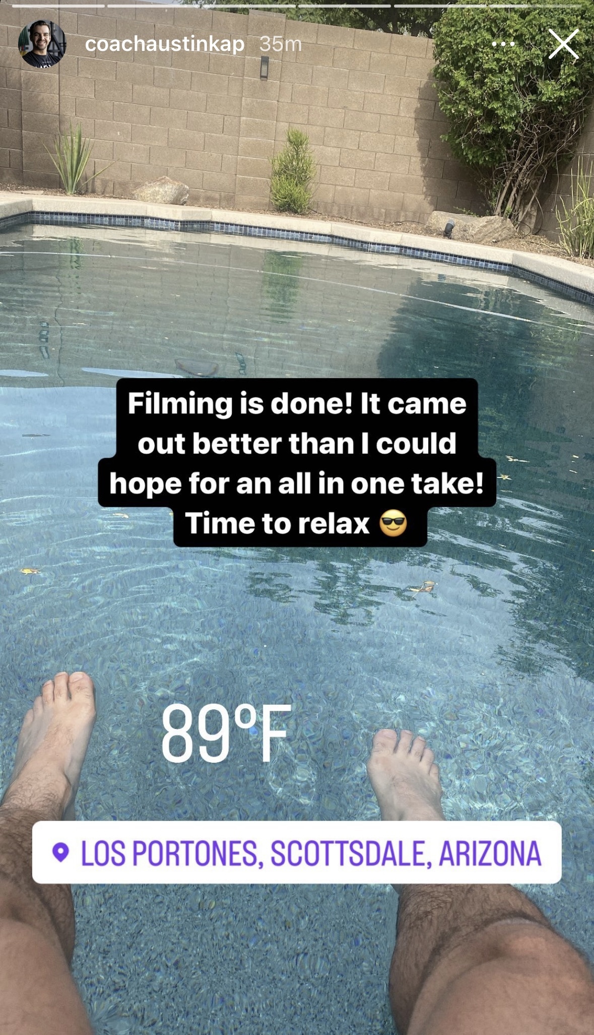 Austin Kapetanakis's feet