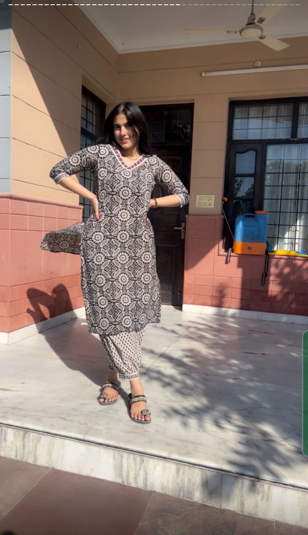 Baljinder Bains's feet