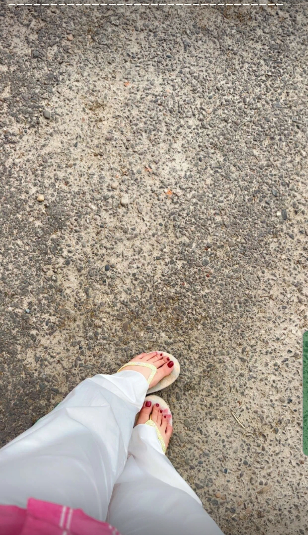 Baljinder Bains's feet