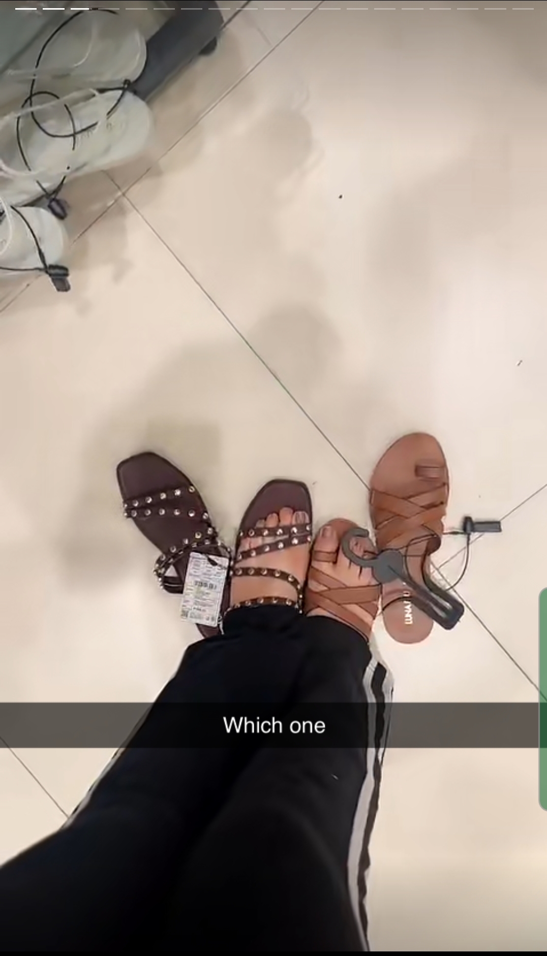 Baljinder Bains's feet