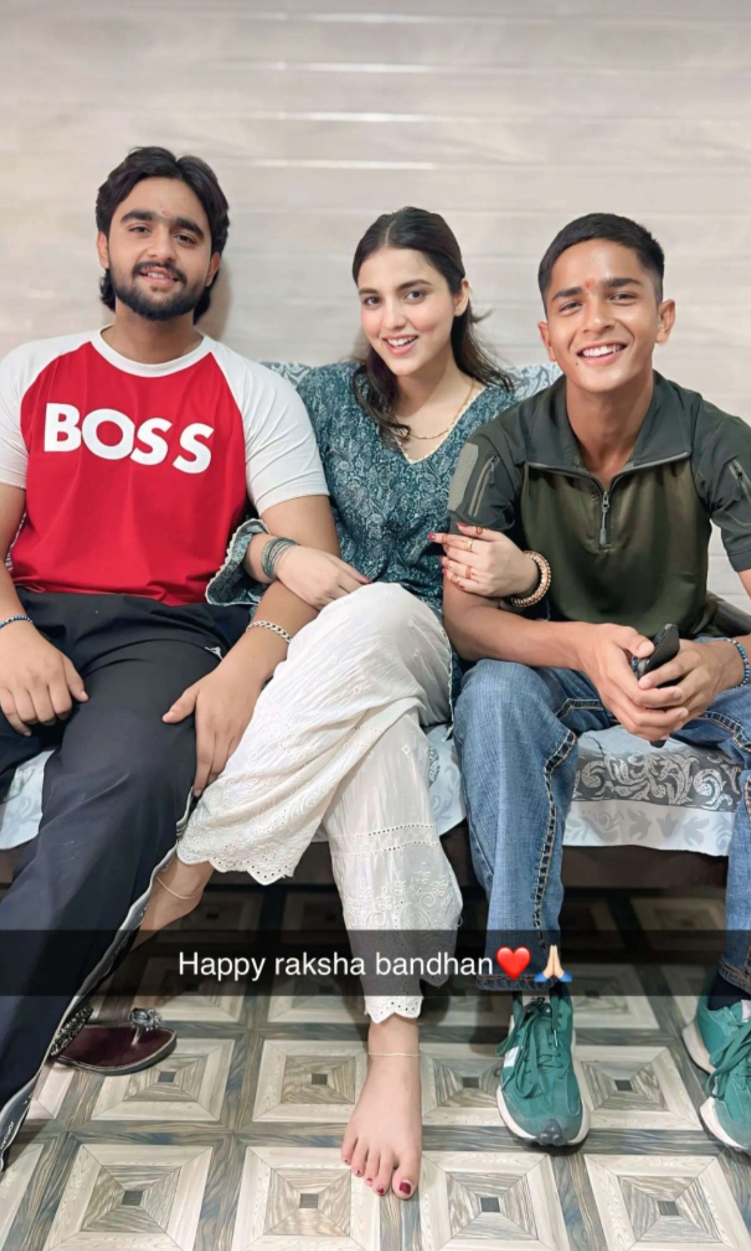 Baljinder Bains's feet