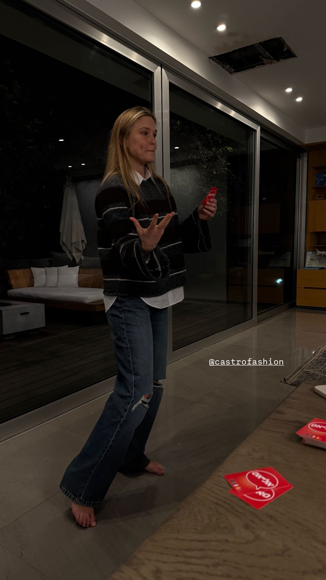 Bar Refaeli's feet