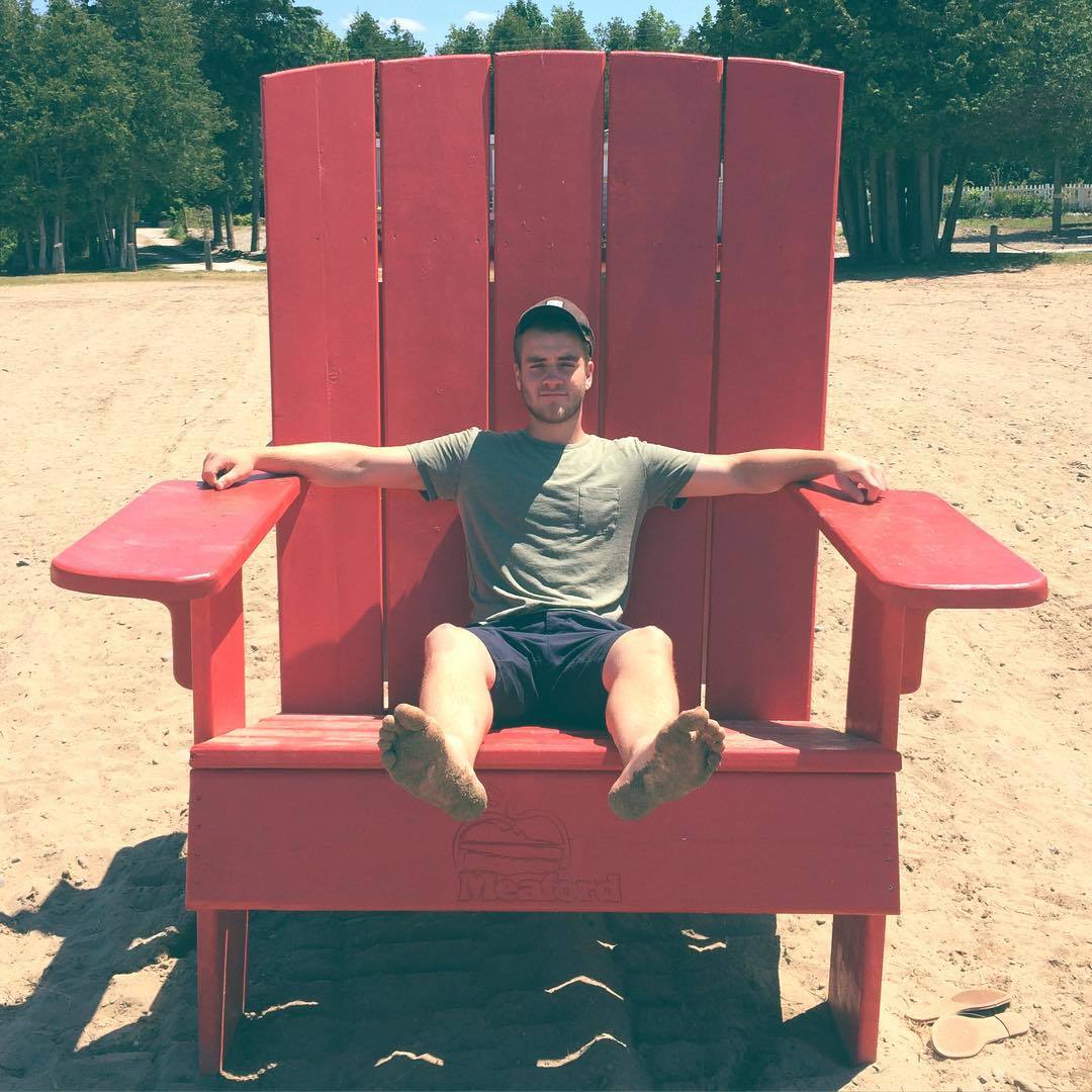 Benjamin Liddell's feet