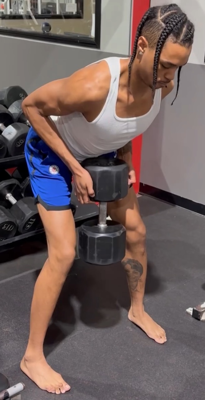 Brandon Boston Jr.'s feet