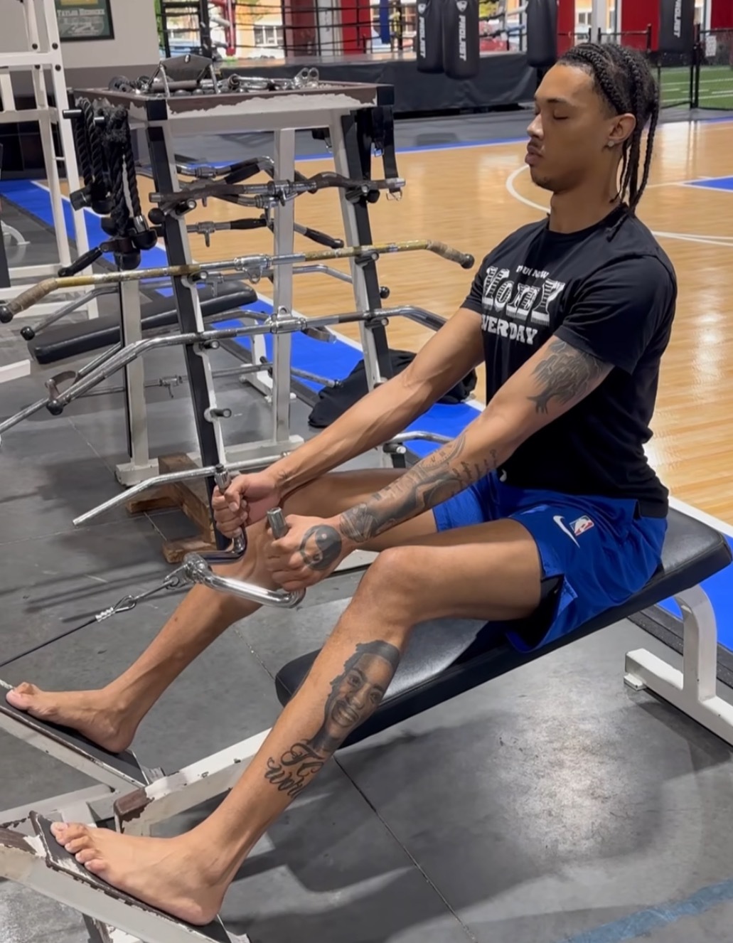 Brandon Boston Jr.'s feet