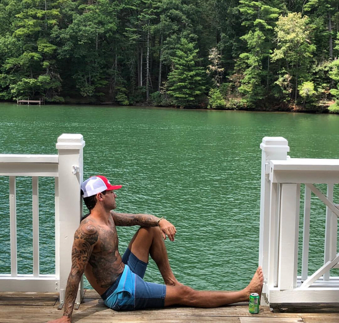 Brandon Rudat's feet