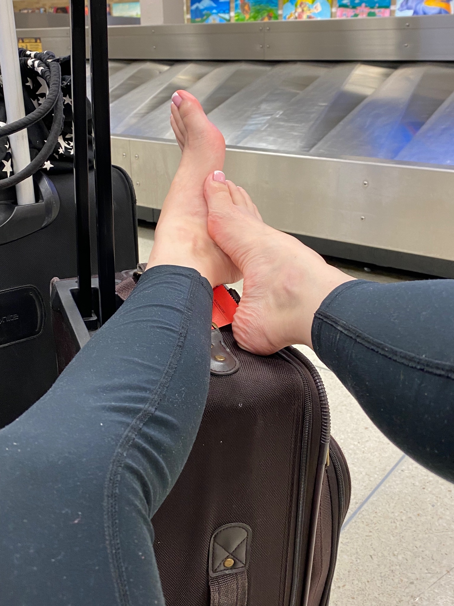 Bratty Goddess Tickles Feet