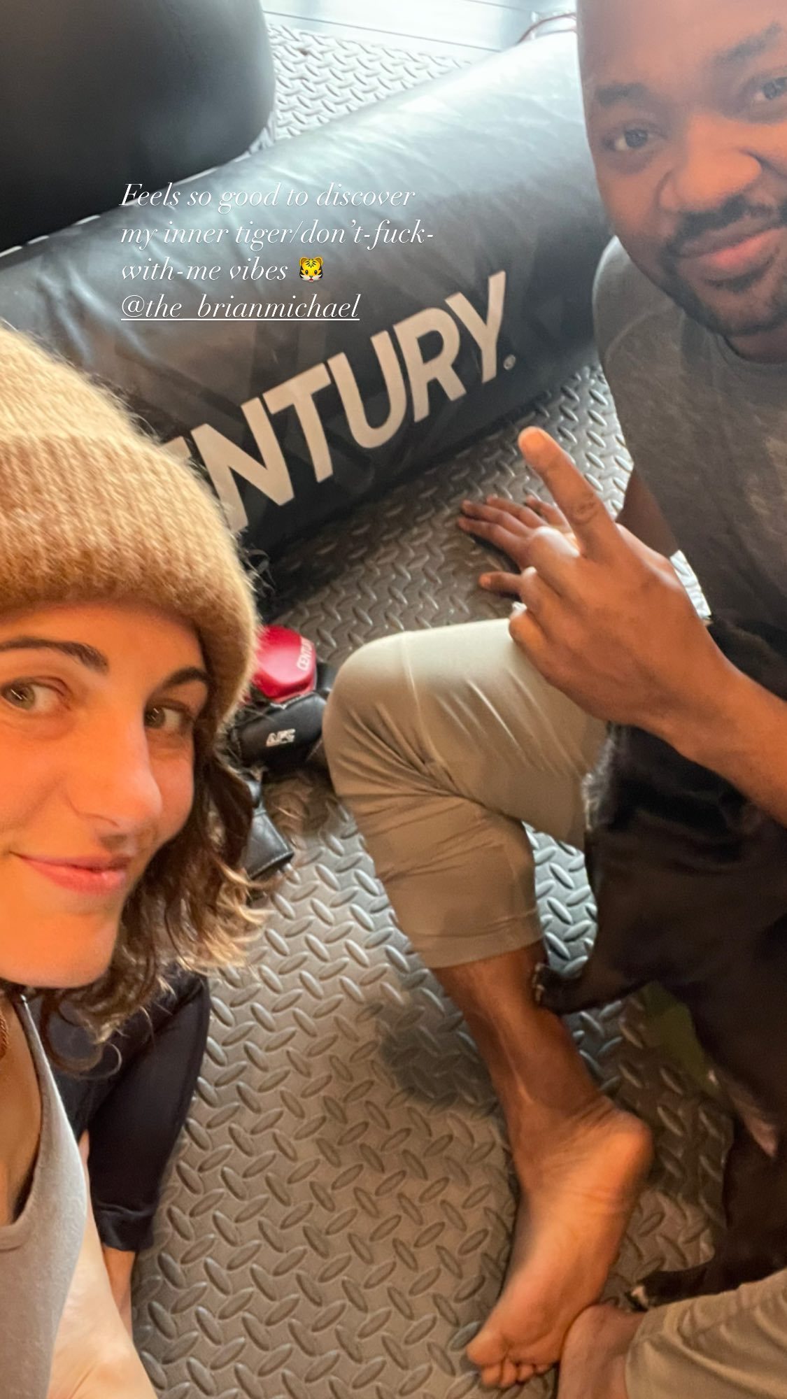 Brian Michael Smith's feet