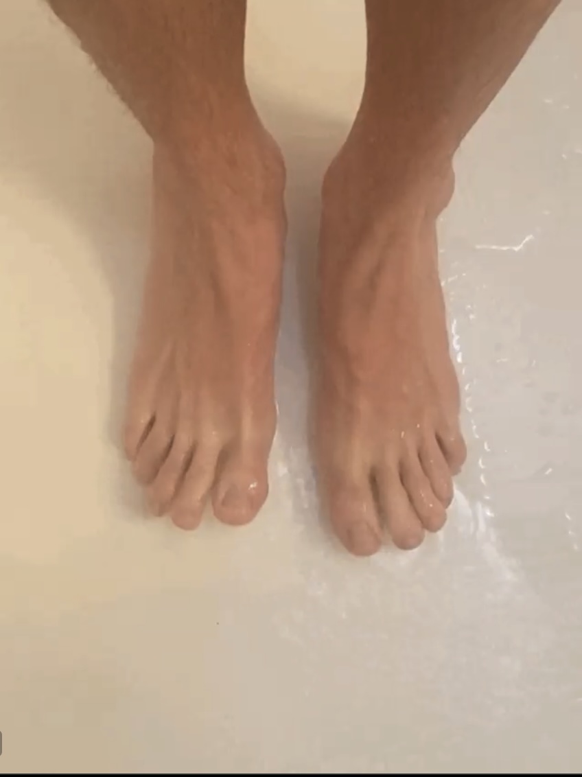 Cael Schramm's feet