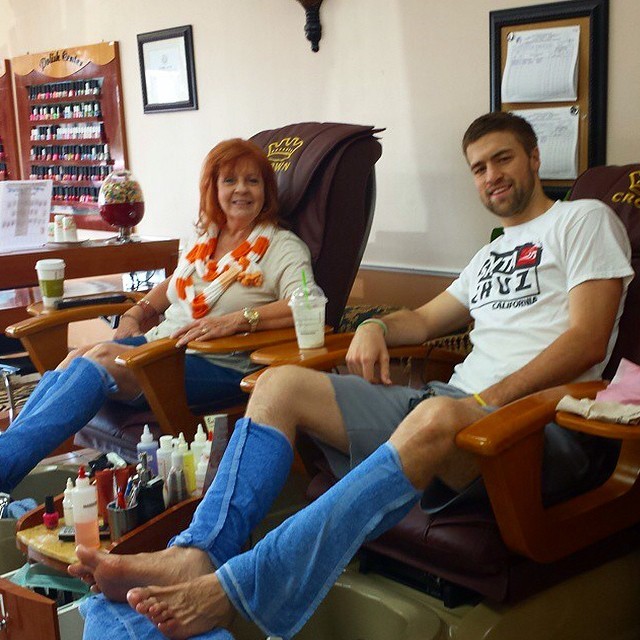 Caleb Feemster's feet