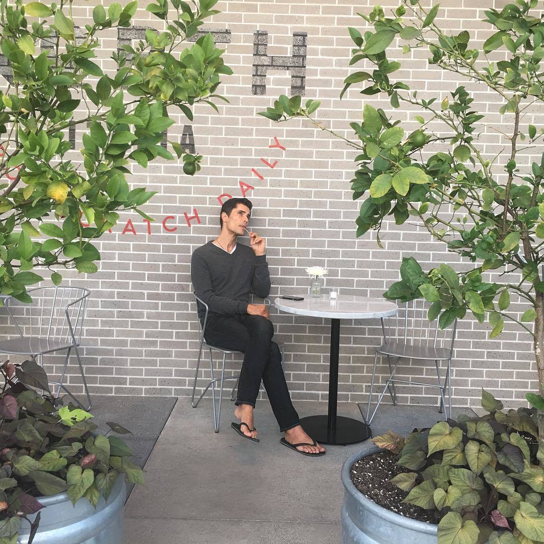 Cameron Alborzian's feet