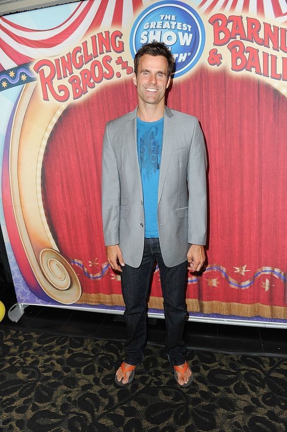 Cameron Mathison's feet