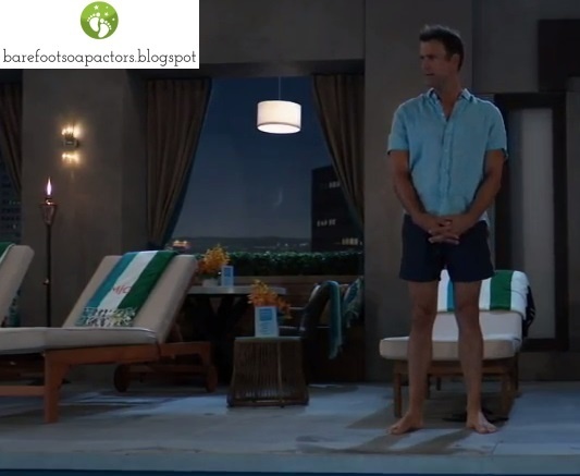 Cameron Mathison's feet