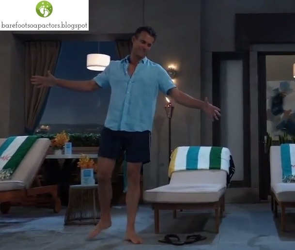 Cameron Mathison's feet