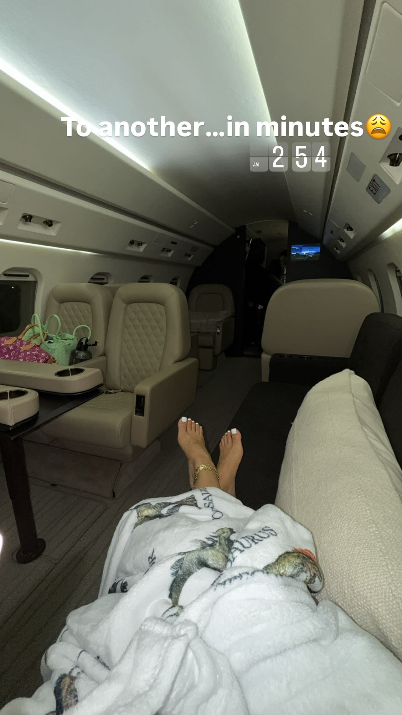 Cardi B's feet