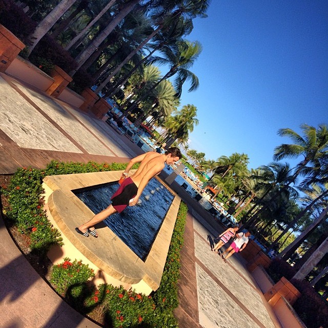 Casey Johansen's feet