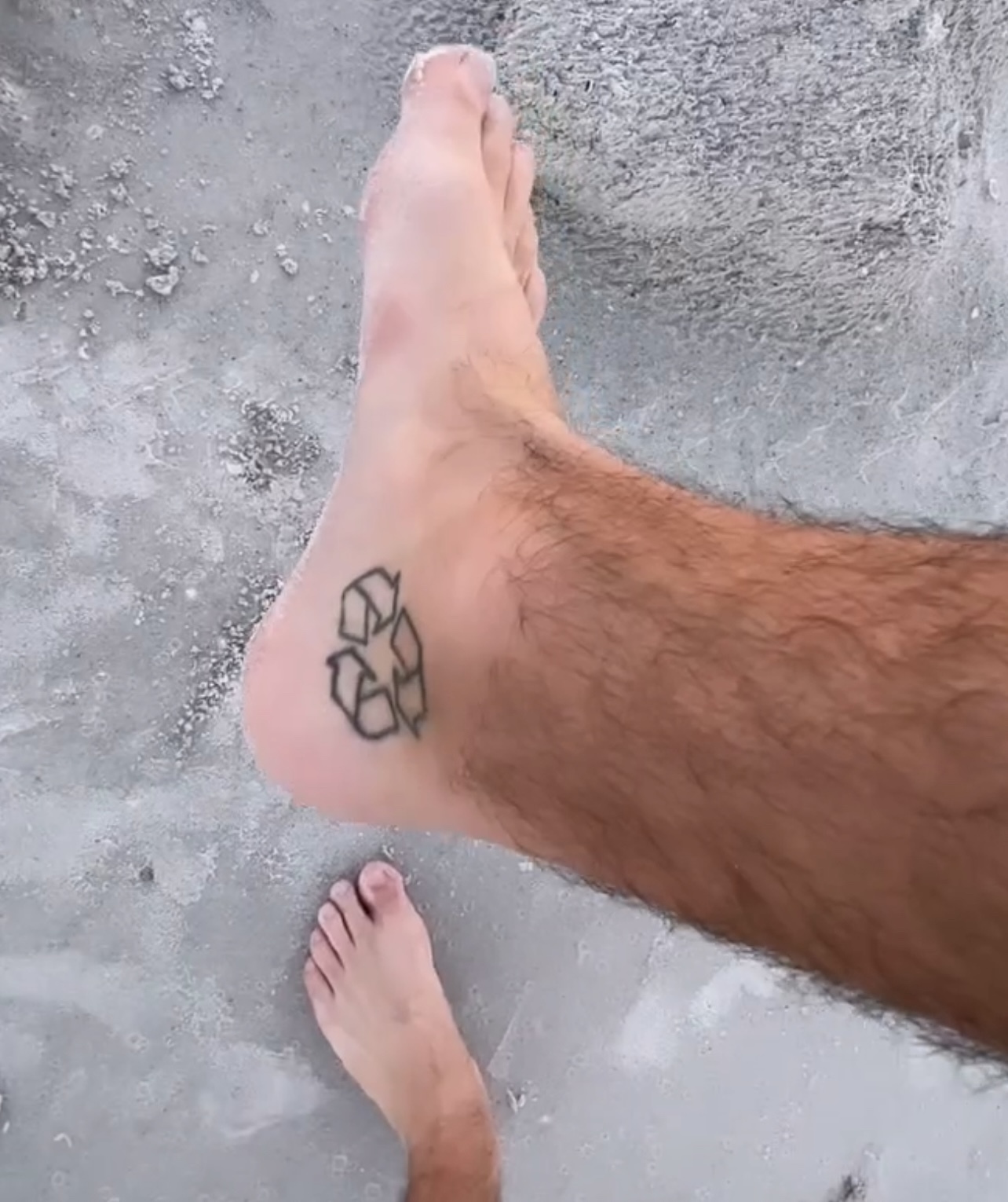 Caulin Donaldson's feet