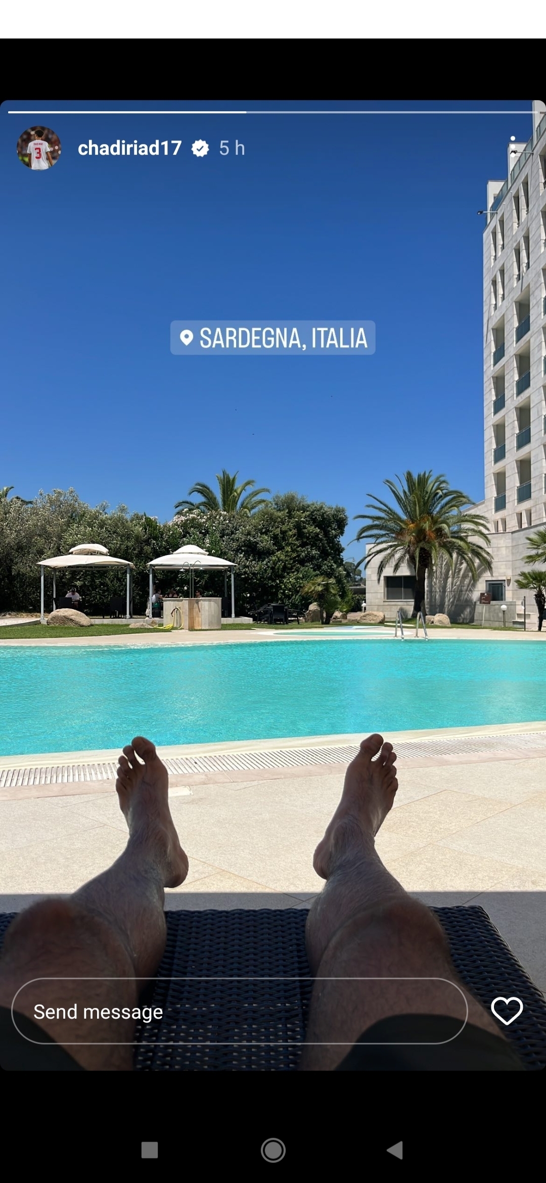 Chadi Riad's feet