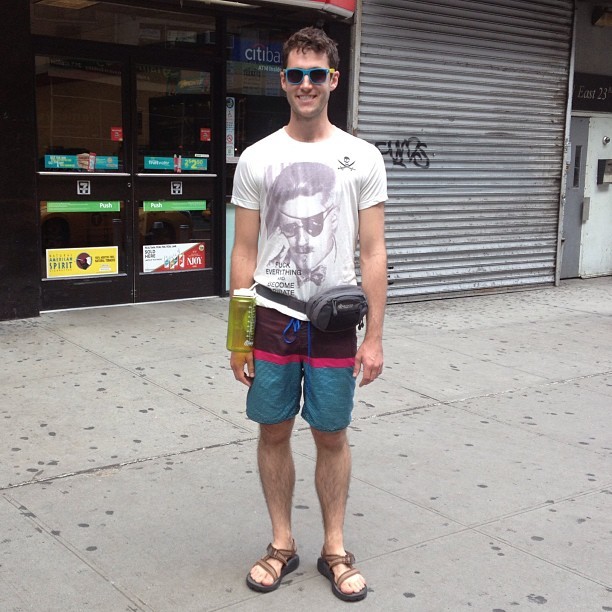 Charlie Covey's feet